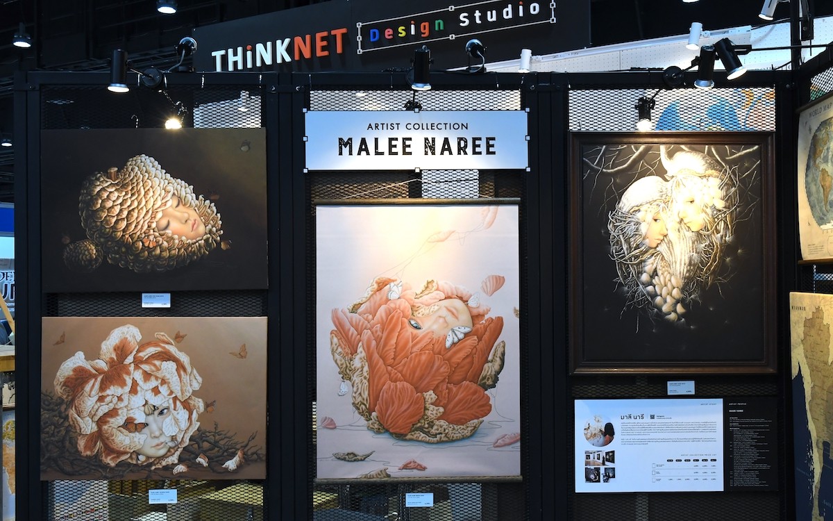 เปิดมุมมองด้านศิลปะของศิลปินระดับนานาชาติ และที่มาของ Malee Naree x THiNKNET Design Studio ...